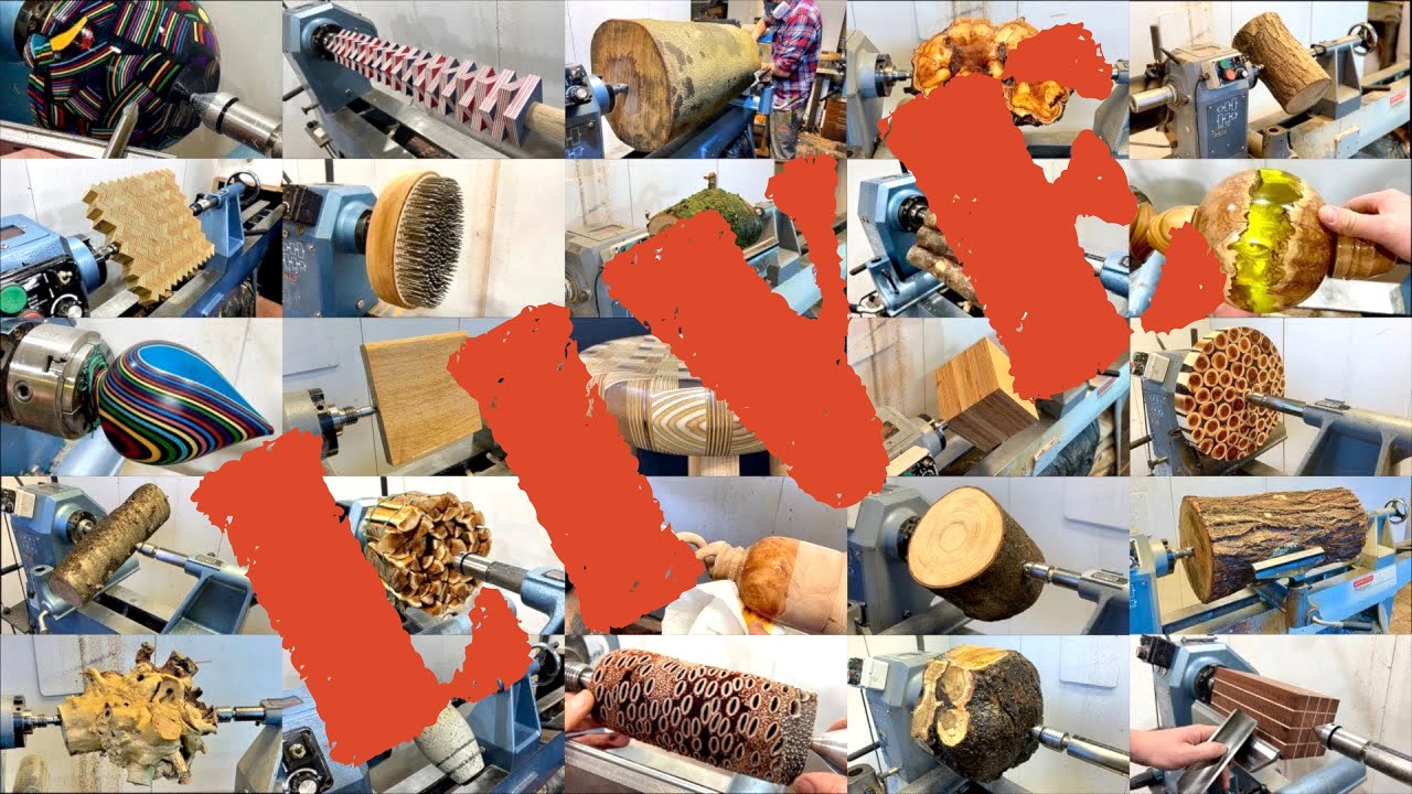 Jack Mack Woodturning Live Stream - YouTube