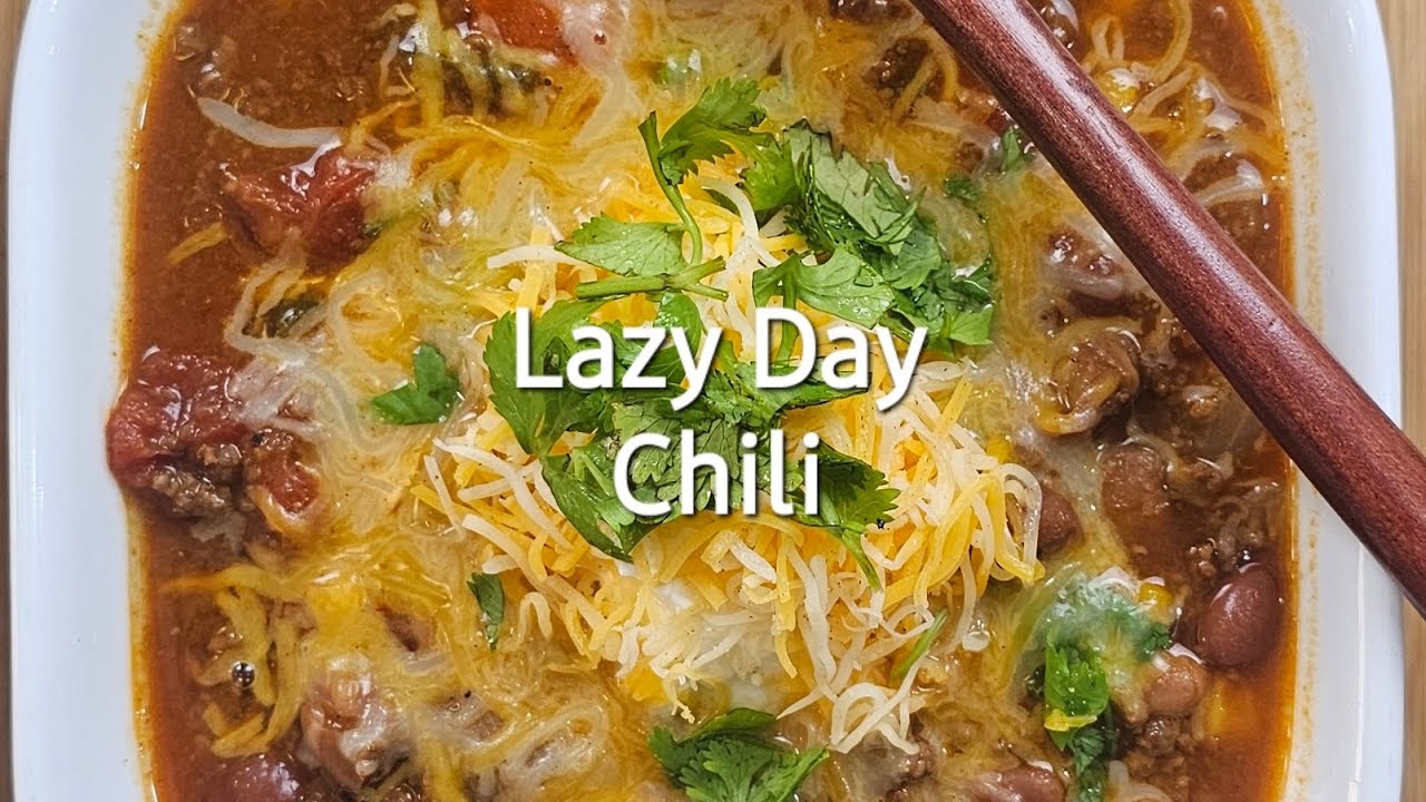 I love to make chili on my lazy days. Try this easy and quick chili ...