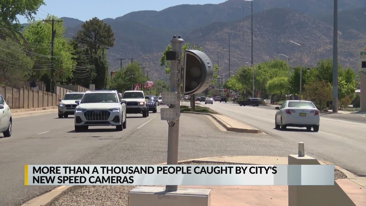 Over 1,000 drivers caught after Albuquerque implements speed cameras ...