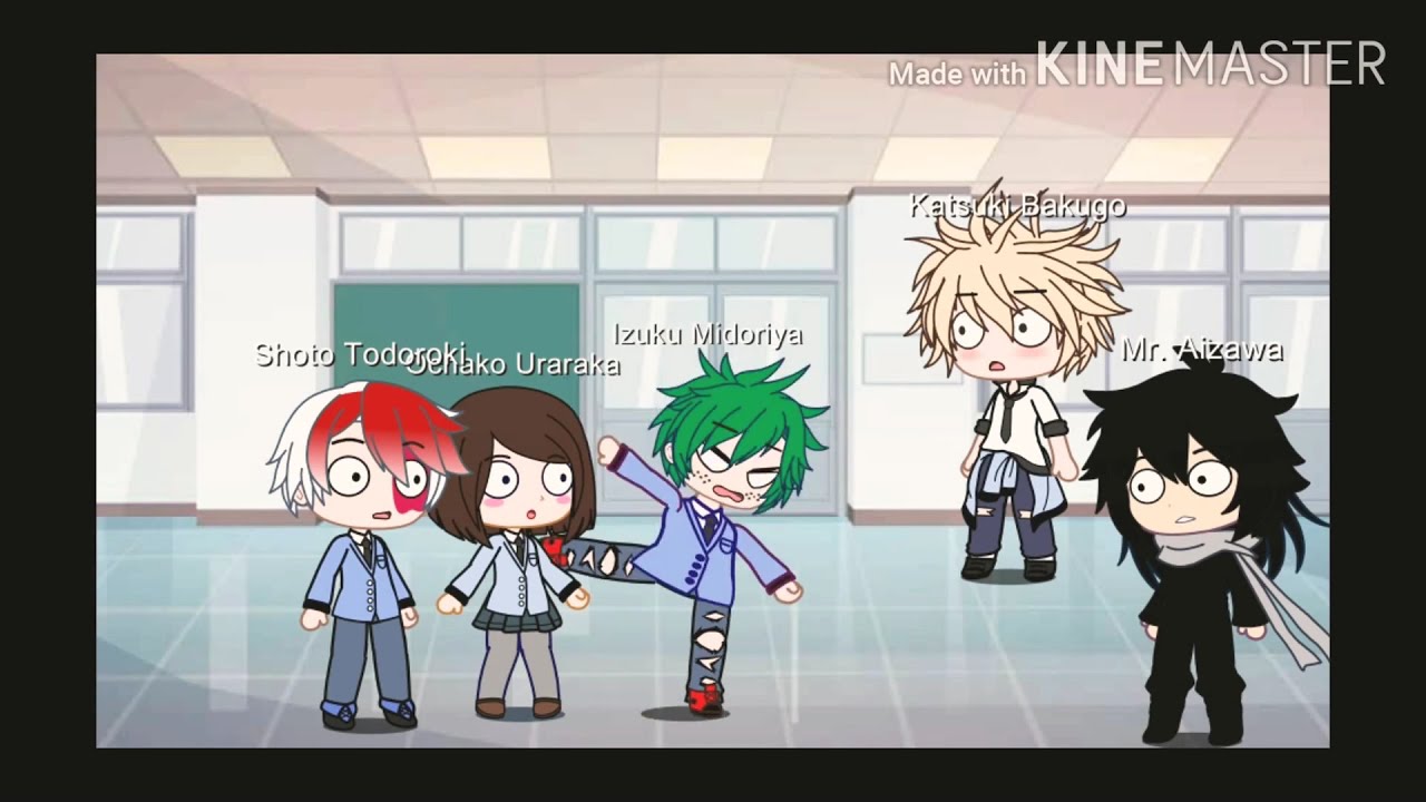 Deku snaps at Aizawa 《Bnha》GachaClub - YouTube