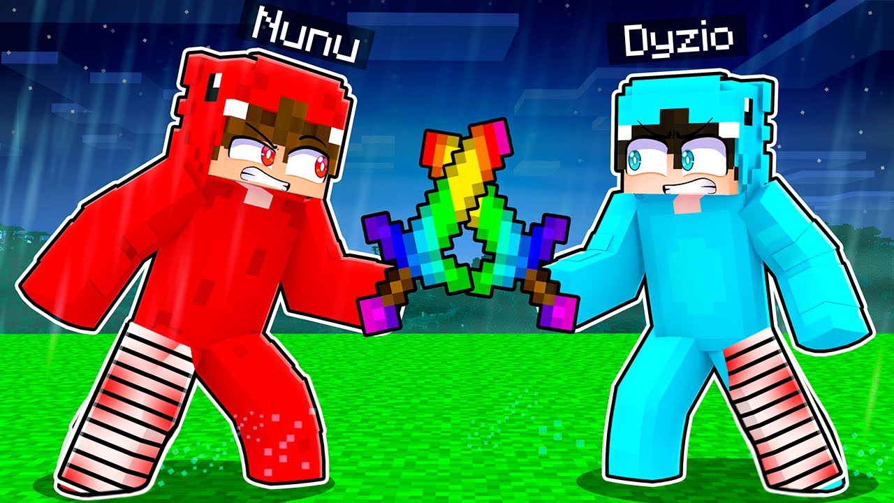 NUNU vs DYZIO w Minecraft! - YouTube