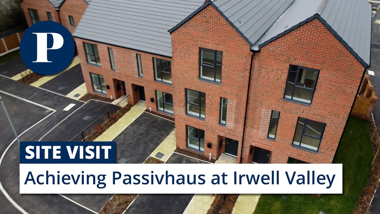 Achieving Passivhaus at Irwell Valley in Salford | Construction site ...