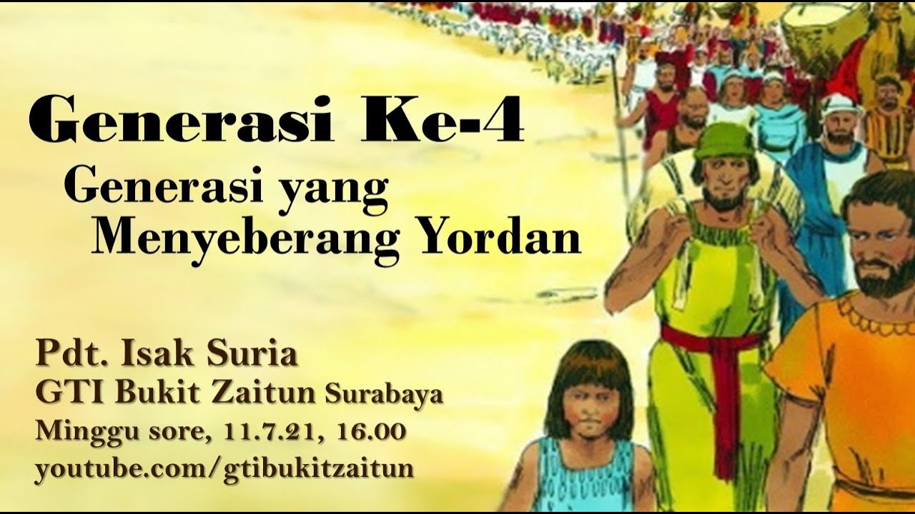 11.07.2021 - Khotbah Ibadah Minggu Sore - X515 Generasi ke-4 - Oleh Pdt ...