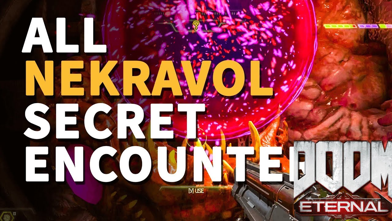 All Secret Encounter Nekravol Doom Eternal Locations - YouTube