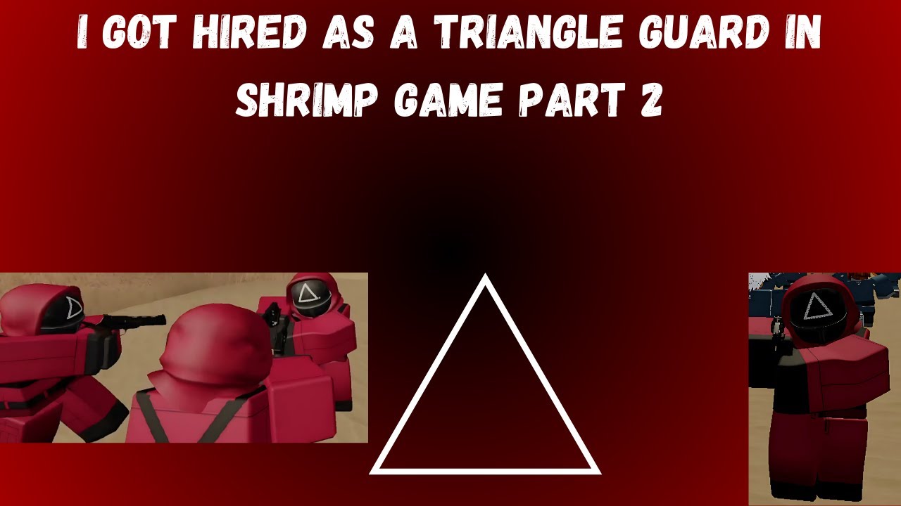 I Got Hired as a Triangle Guard in Shrimp Game Part 2 (Roblox) - YouTube