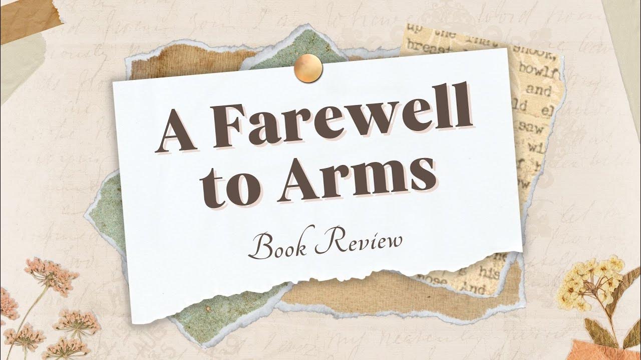 A Farewell to Arms : Book Review #hemingway #literaryanalysis - YouTube
