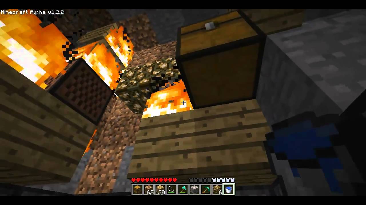 MineCraft House Fire - YouTube