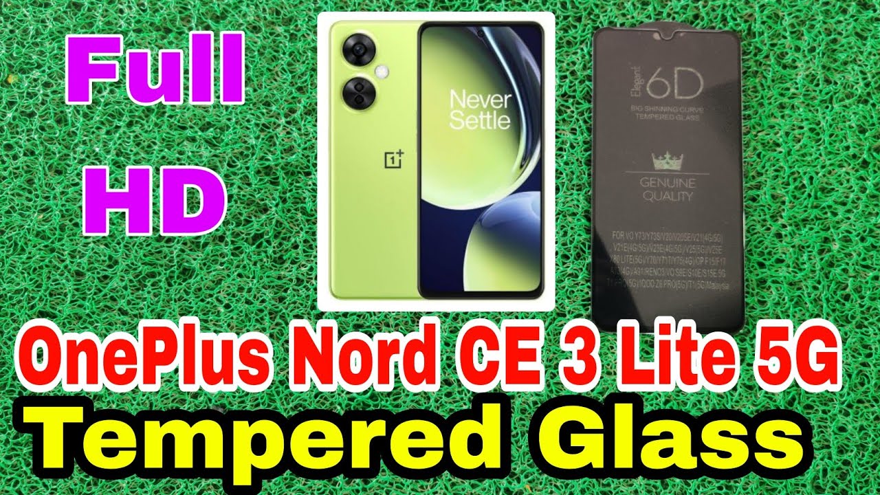 OnePlus Nord CE 3 Lite 5G Tempered Glass, Tempered Glass OnePlus Nord ...