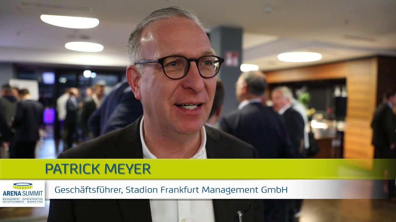 Patrick Meyer von der Commerzbank-Arena über den ARENA SUMMIT 2018 in ...