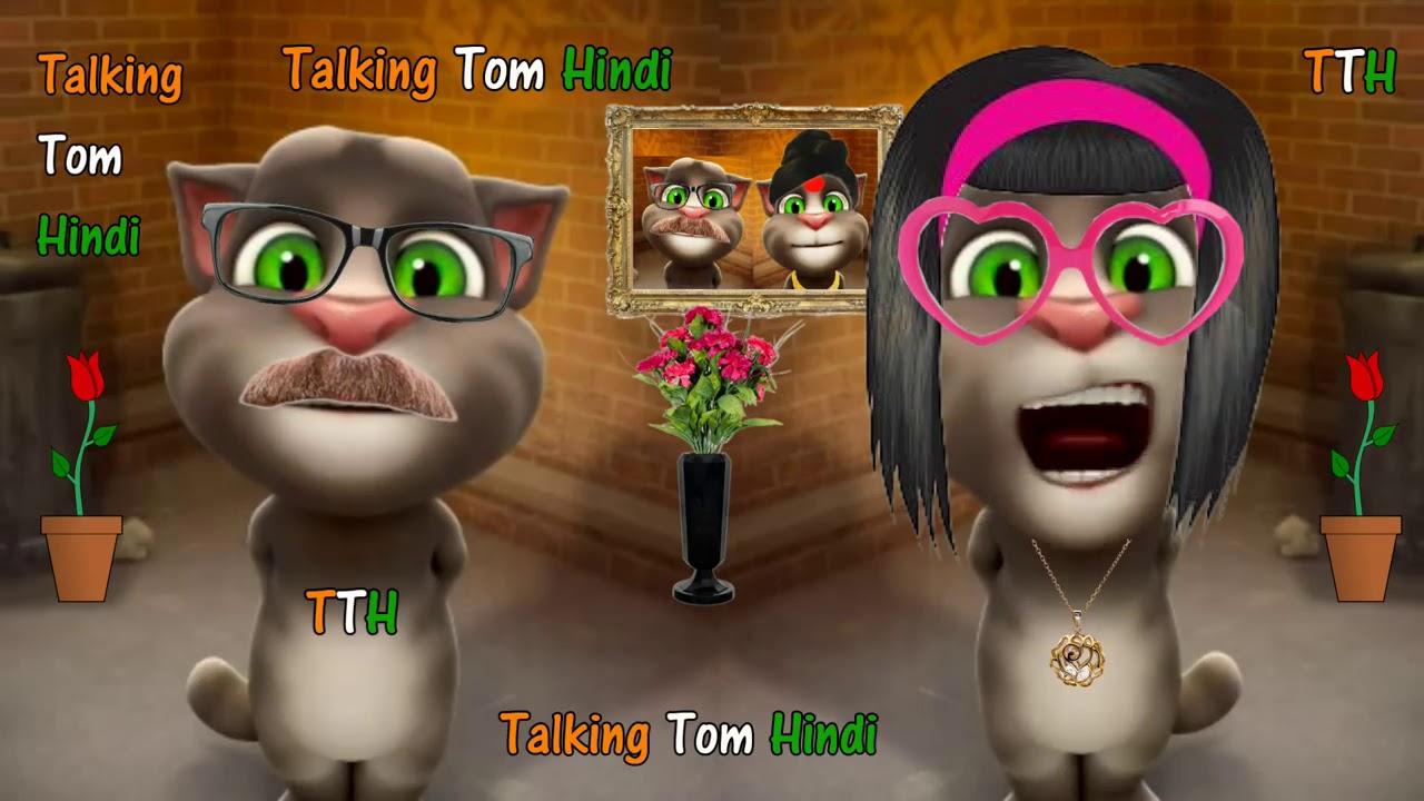 Talking Tom funny videos father and daughter hd - YouTube