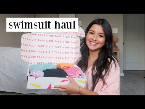 dippin' daisy's swimsuit try-on haul | cute + trendy summer swimsuits