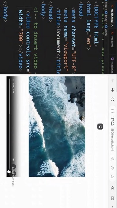 Html Media Tags Part 2 Video And Audio Htmlbasics Webdevelopment Learnhtml Coding Shorts