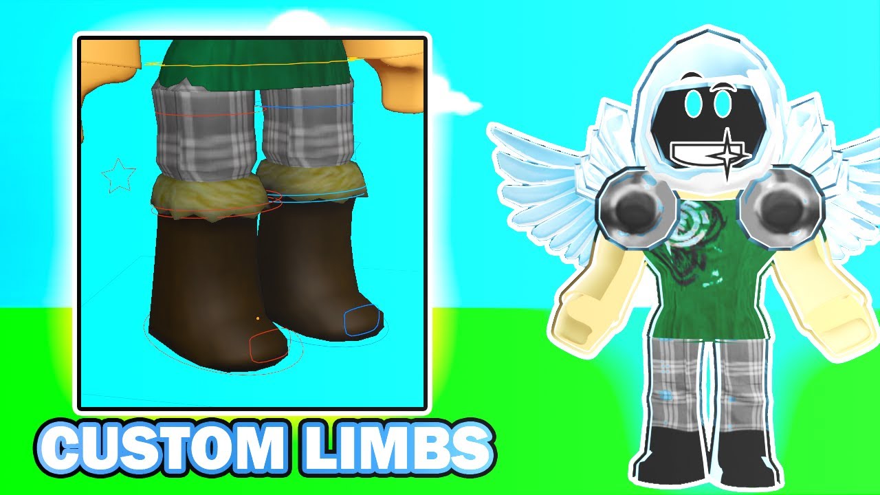 ⚡ HOW TO ATTACH CUSTOM ROBLOX LIMBS | Speed Blender Tutorials #1 - YouTube
