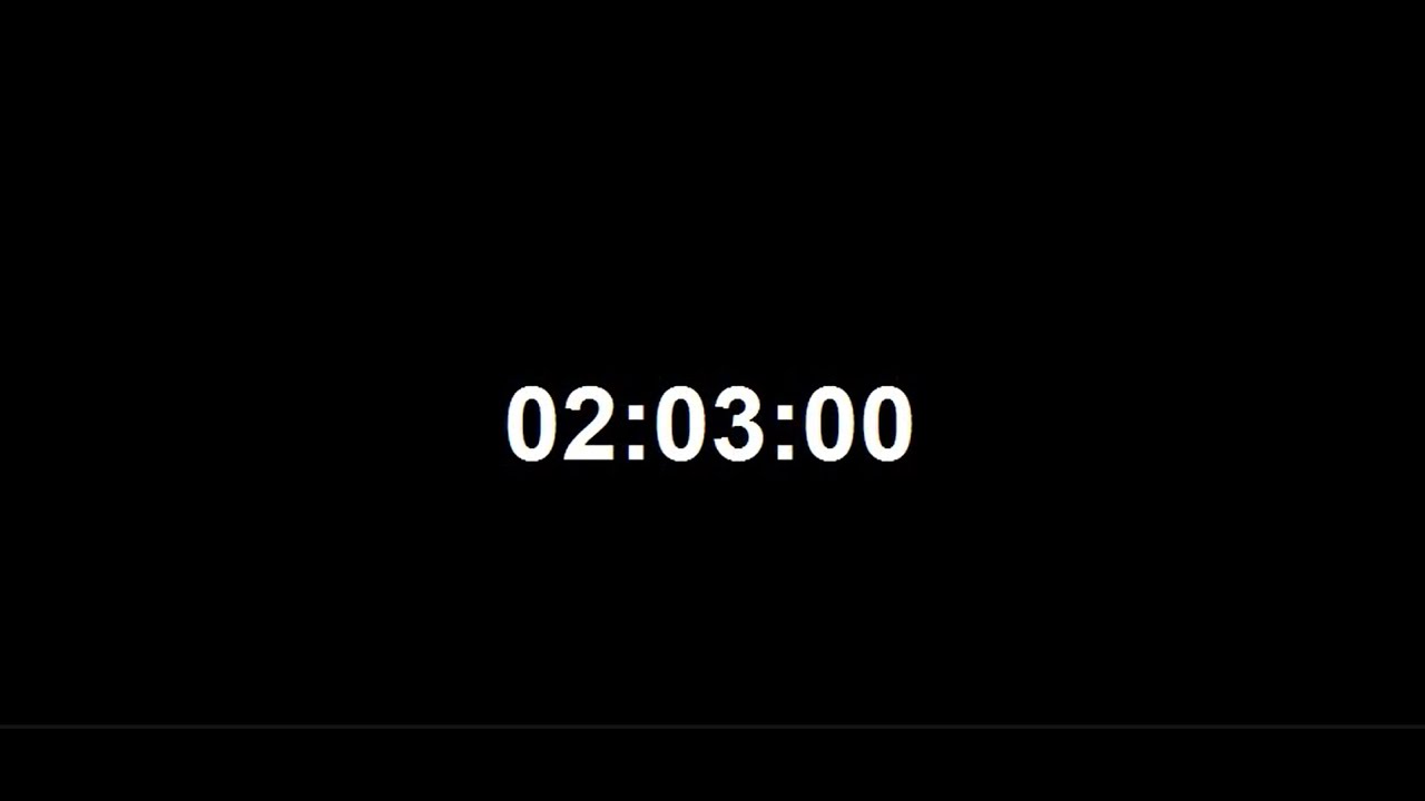 123 Minutes Countdown Timer - Can You Stay Focused for This Long? - YouTube