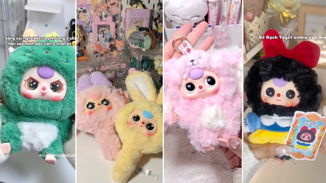 Unboxing|| Unbox Baby Three ver 3, cổ tích, 400%, mắt đẹp cùng tiktok ...