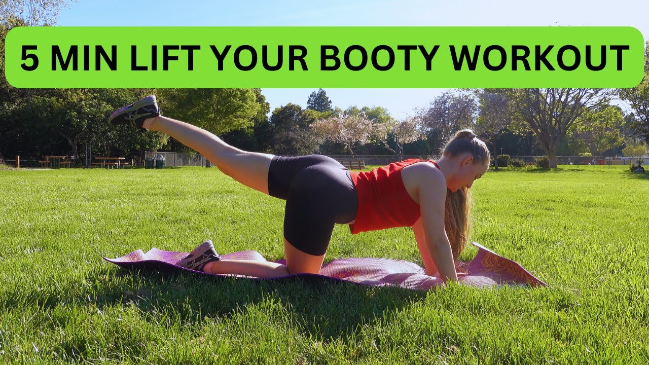 Lift your booty in 5 minutes! - YouTube