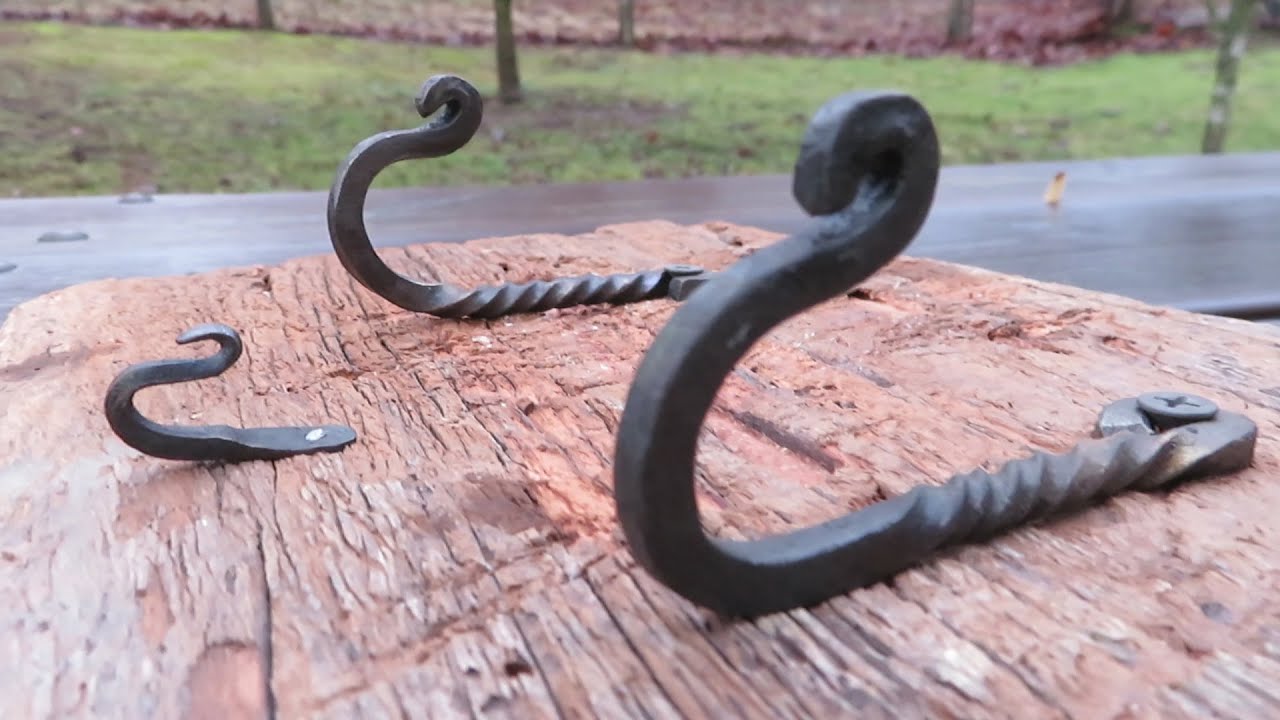 Forging hooks - YouTube