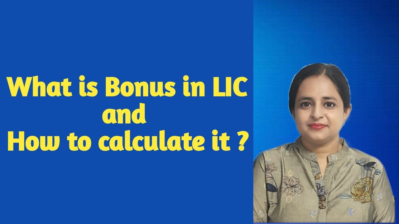 What is Bonus in LIC policy | Er. Aman Thakur - YouTube