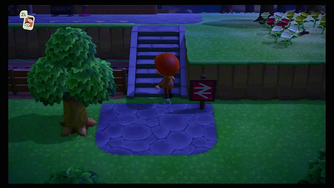 ACNH - Train Station v1 - YouTube