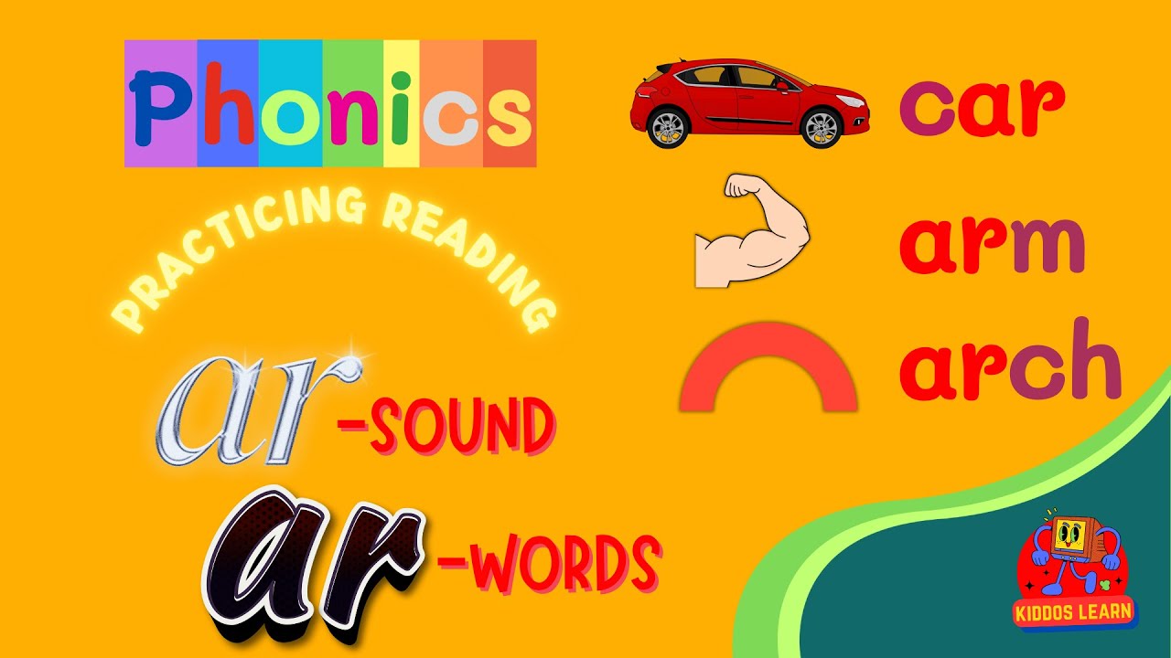 Jolly Phonics "ar" Blending Words | Learn to Read "ar" words with Fun ...