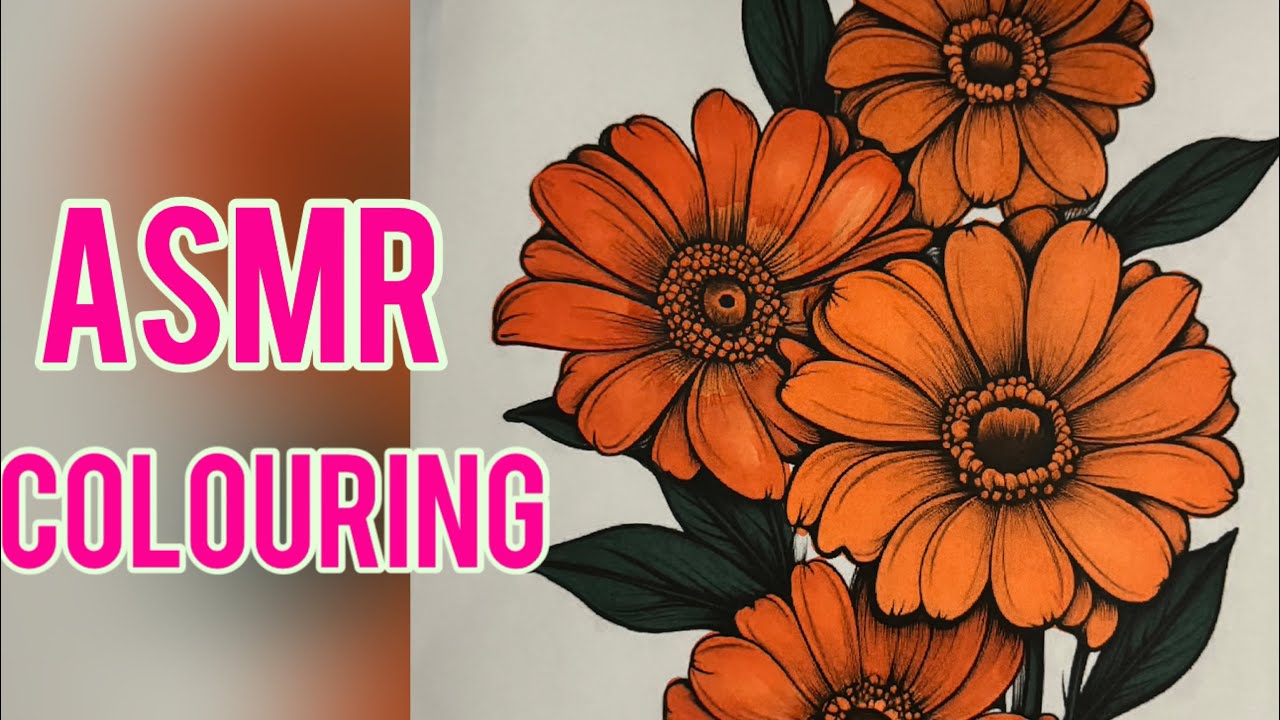 Relaxing colouring asmr - YouTube