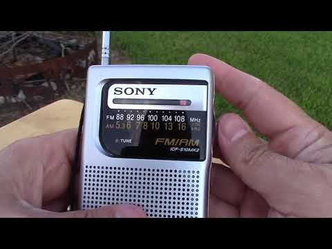 Sony ICF S10MKII AM FM Pocket radio