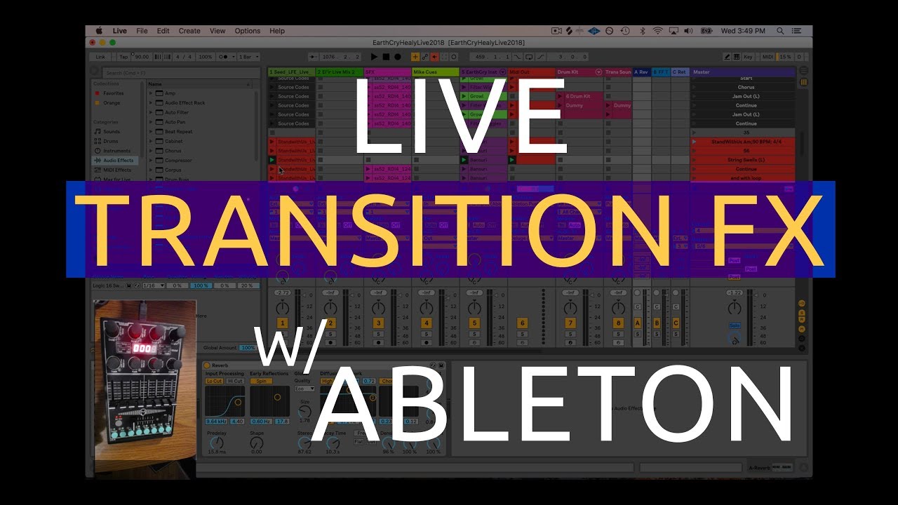 Live Transition FX with Ableton - YouTube