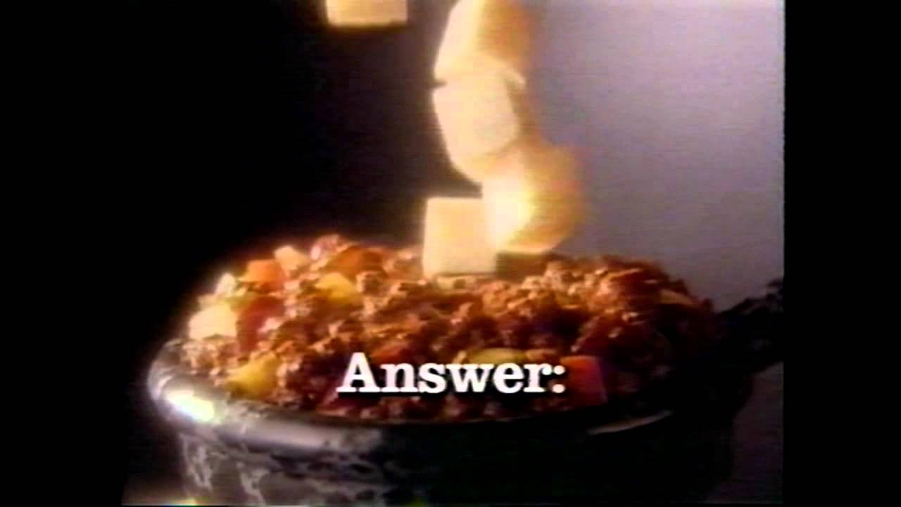 Don't Forget The Cheese Commercial 1990 - YouTube