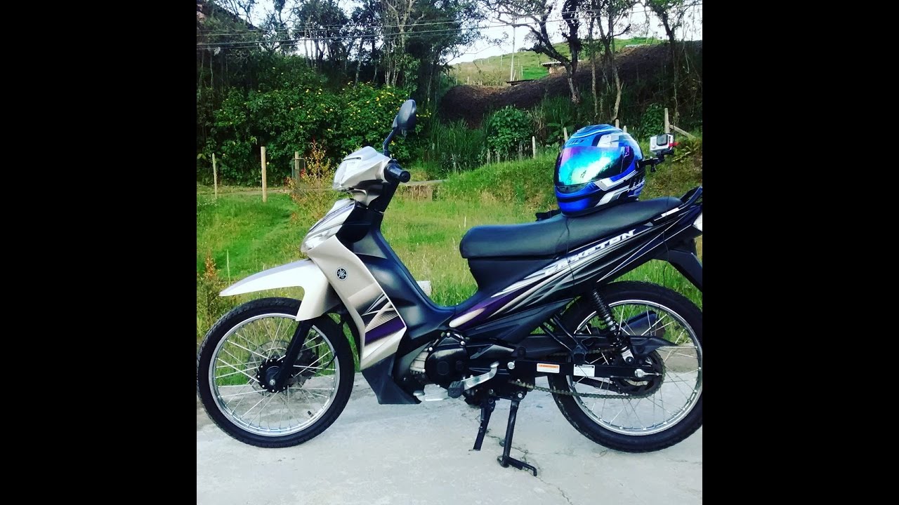 yamaha crypton 115 test drive review - YouTube