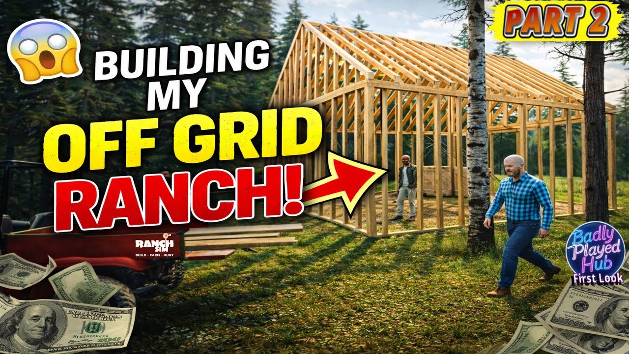 Still Building My Own Off Grid Ranch! - BPH First Look Day 2 - YouTube