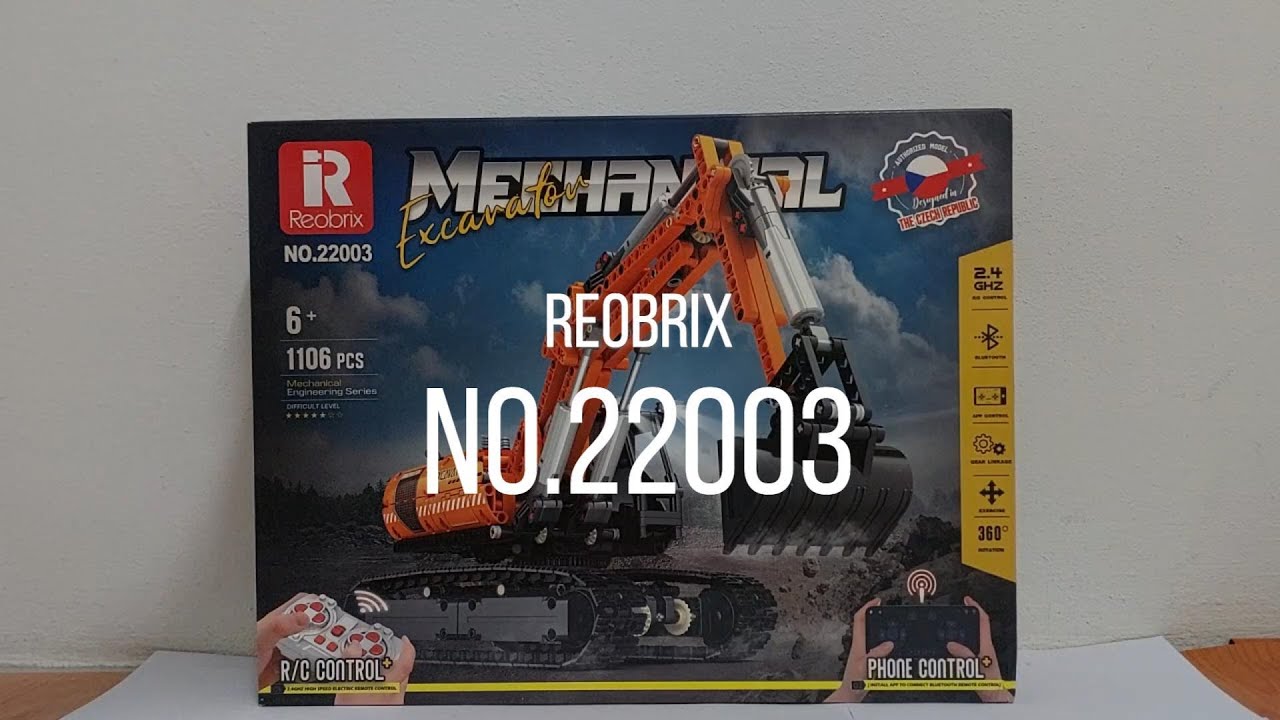 เลโก้ Reobrix No.22003 Mechanical Excavator - YouTube