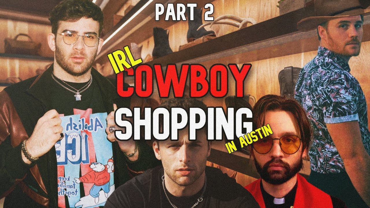 Hasanabi Goes Shopping for Cowboy Drip in Texas (Part 2) - YouTube