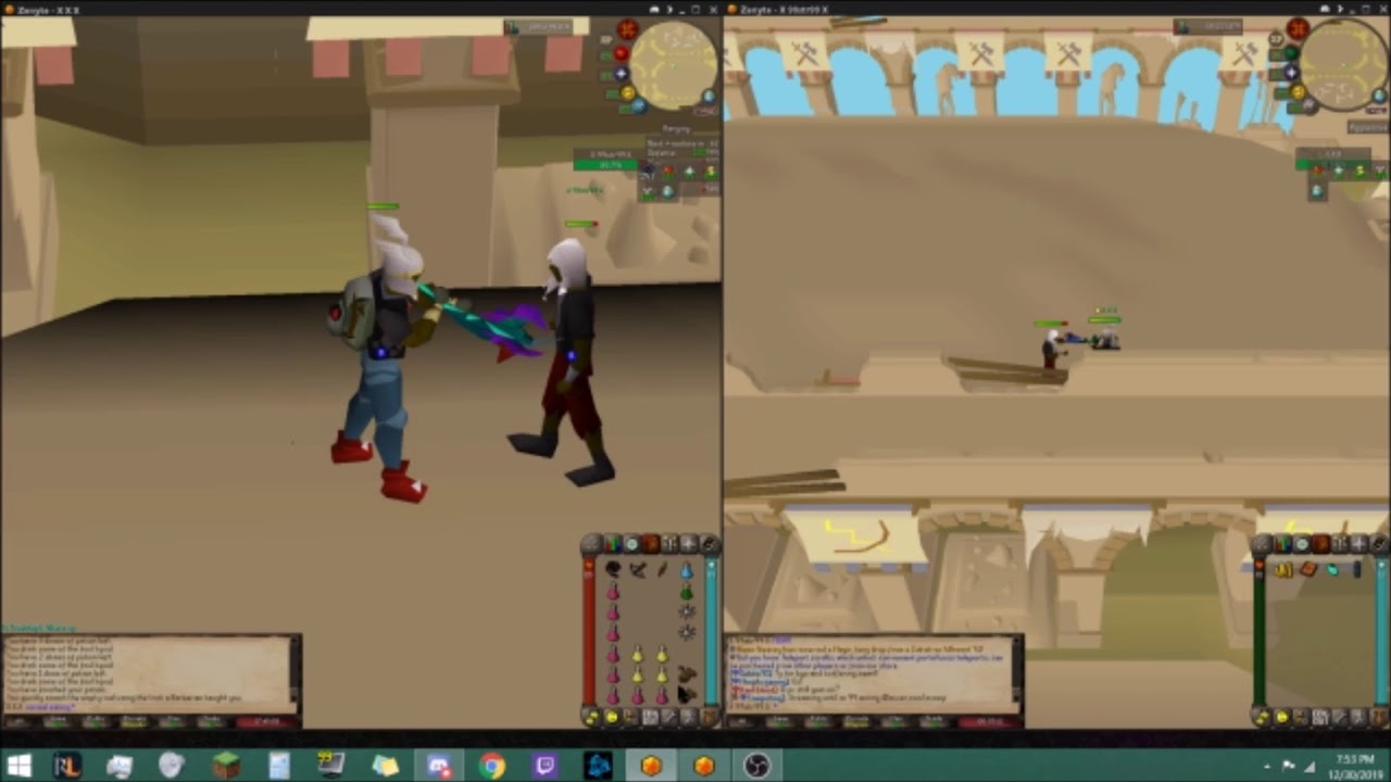 Tick eating vs normal eating (mainly used in pking) - YouTube