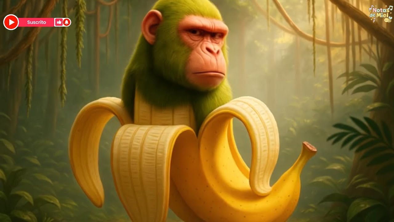 Chimpancini Bananini – Canción para cantar y bailar 🍌🐒🎶 | Notas de Miel ...