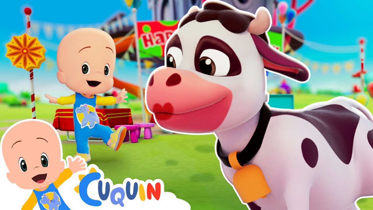 La Vaca Lola TIene cabeza y tiene cola | Cánticos | Cleo & Cuquín - YouTube