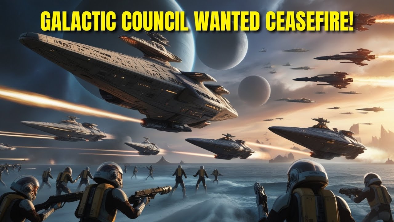 Alien Galactic Council: "Ceasefire!" Humanity: "What? We're Just ...