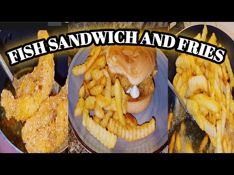 THE BEST OCEAN PERCH FISH SANDWICH AND 🍟 - YouTube