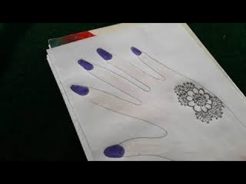 Beautiful Hand hina design - YouTube