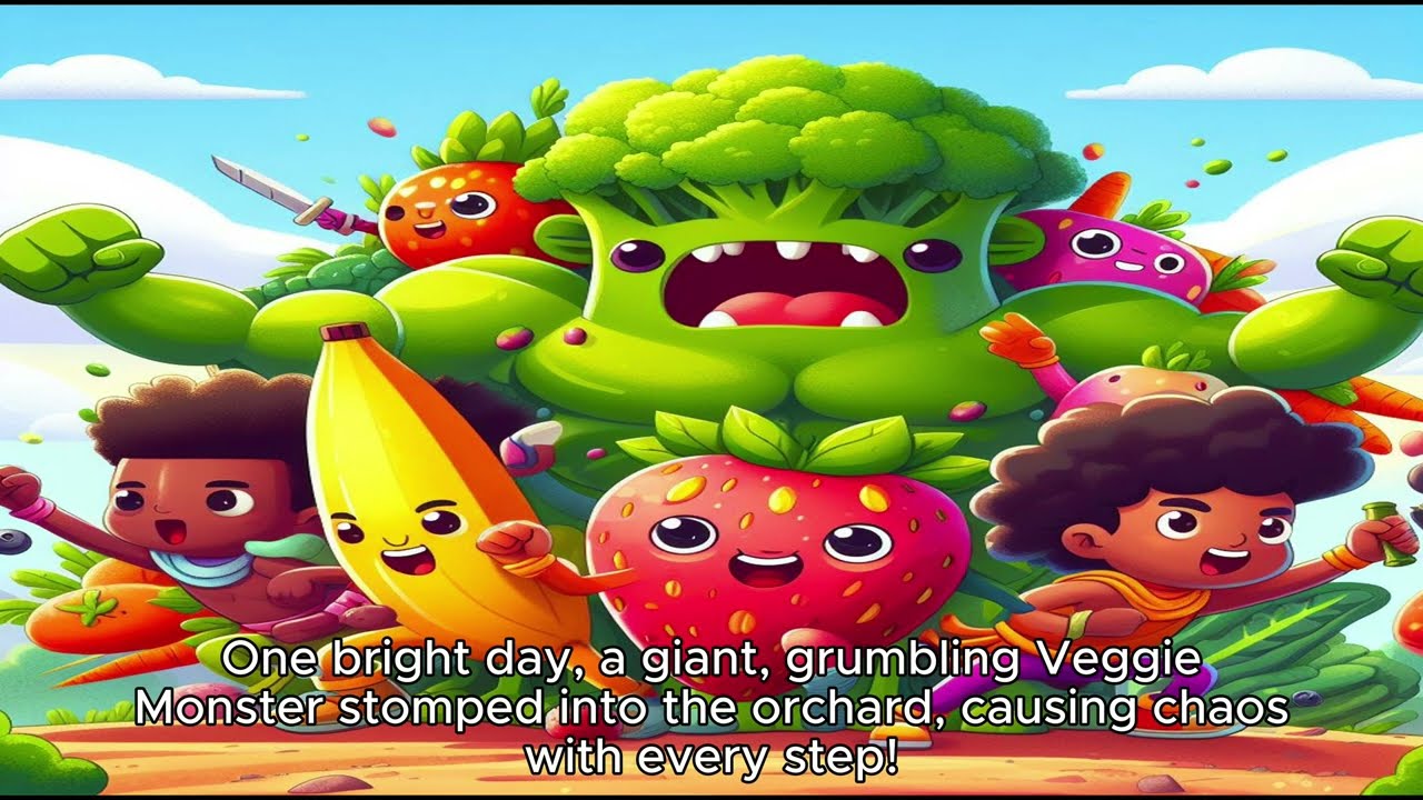 The Fruity Warriors and The Veggie Monster - YouTube