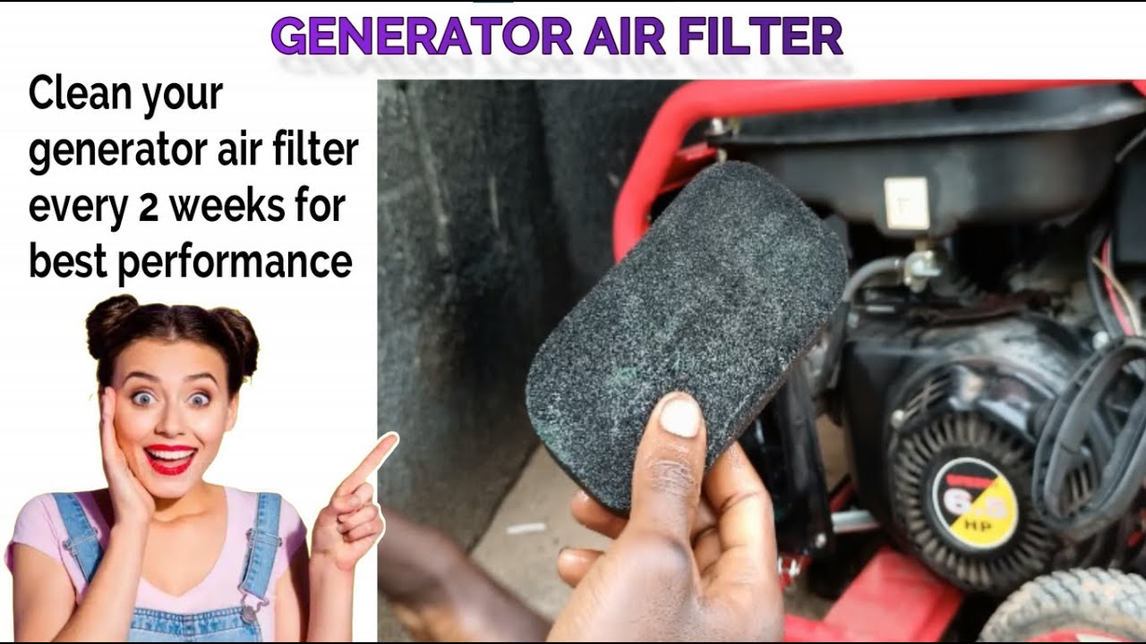 How to Clean a Generator Air Filter (and Why You Should) - YouTube