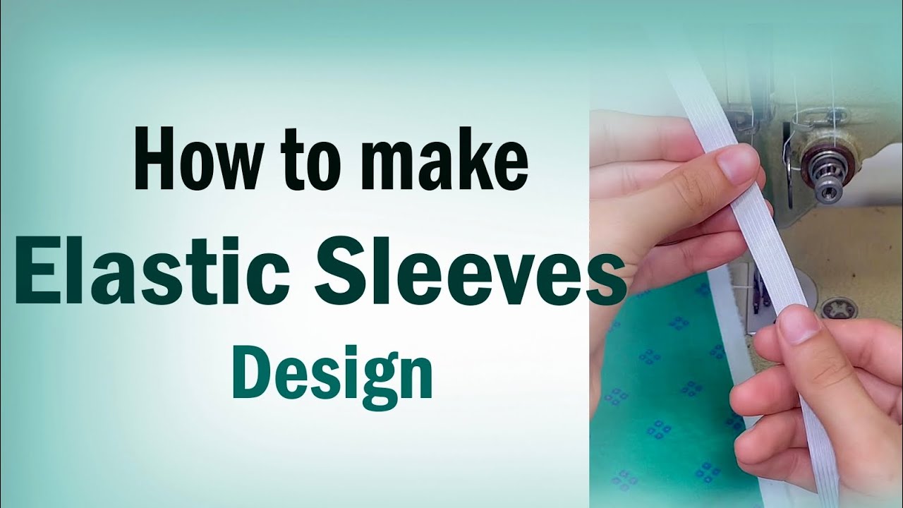 Elastic sleeves design in just 1 minute 🔥😱 #sewing #sewingtips - YouTube