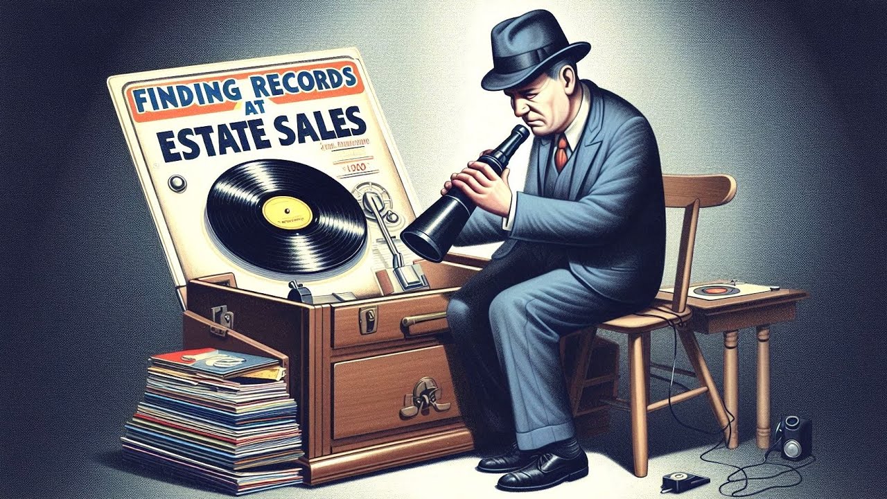 Guide To Finding Records At Estate Sales Plus 45 & LP Vinyl Finds - YouTube