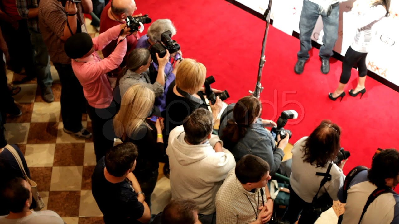 Red Carpet Event With Photographers. Stock Footage - YouTube