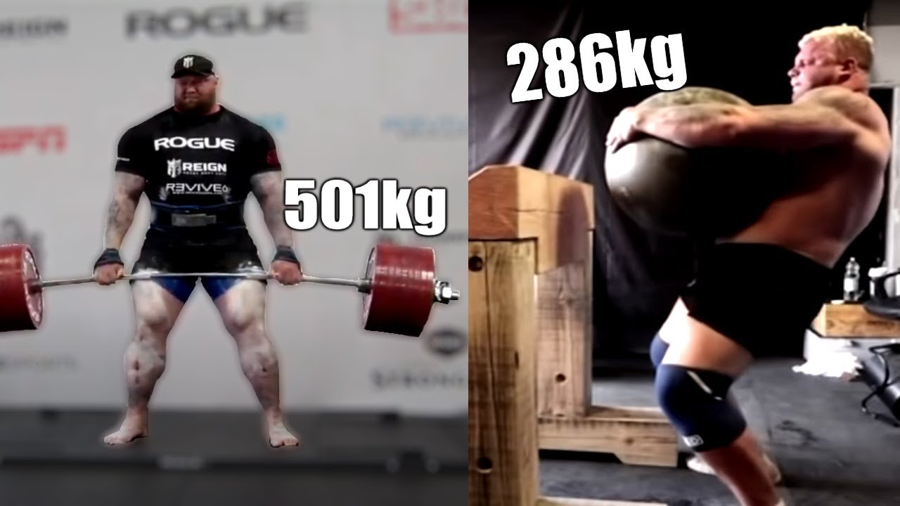 The BIGGEST lifts in STRONGMAN HISTORY - YouTube