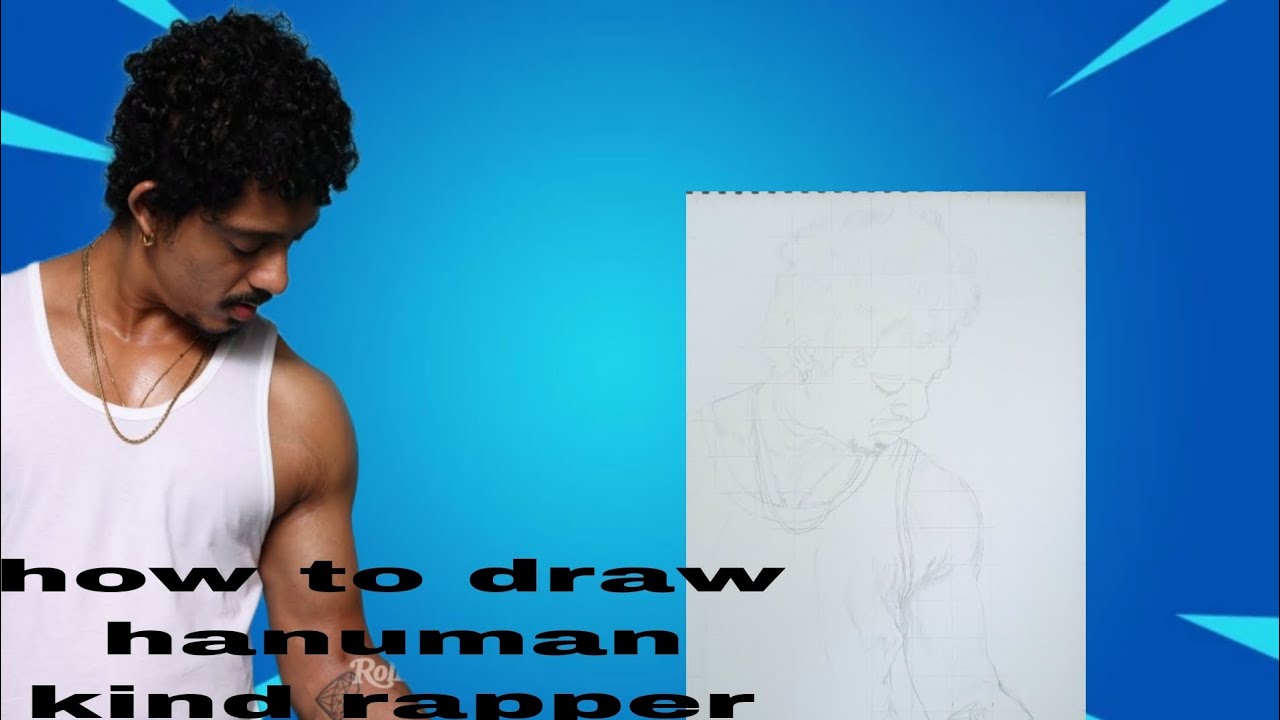 @subhojitMondalArt Hanuman kind rapper sketch outline tutorial full ...