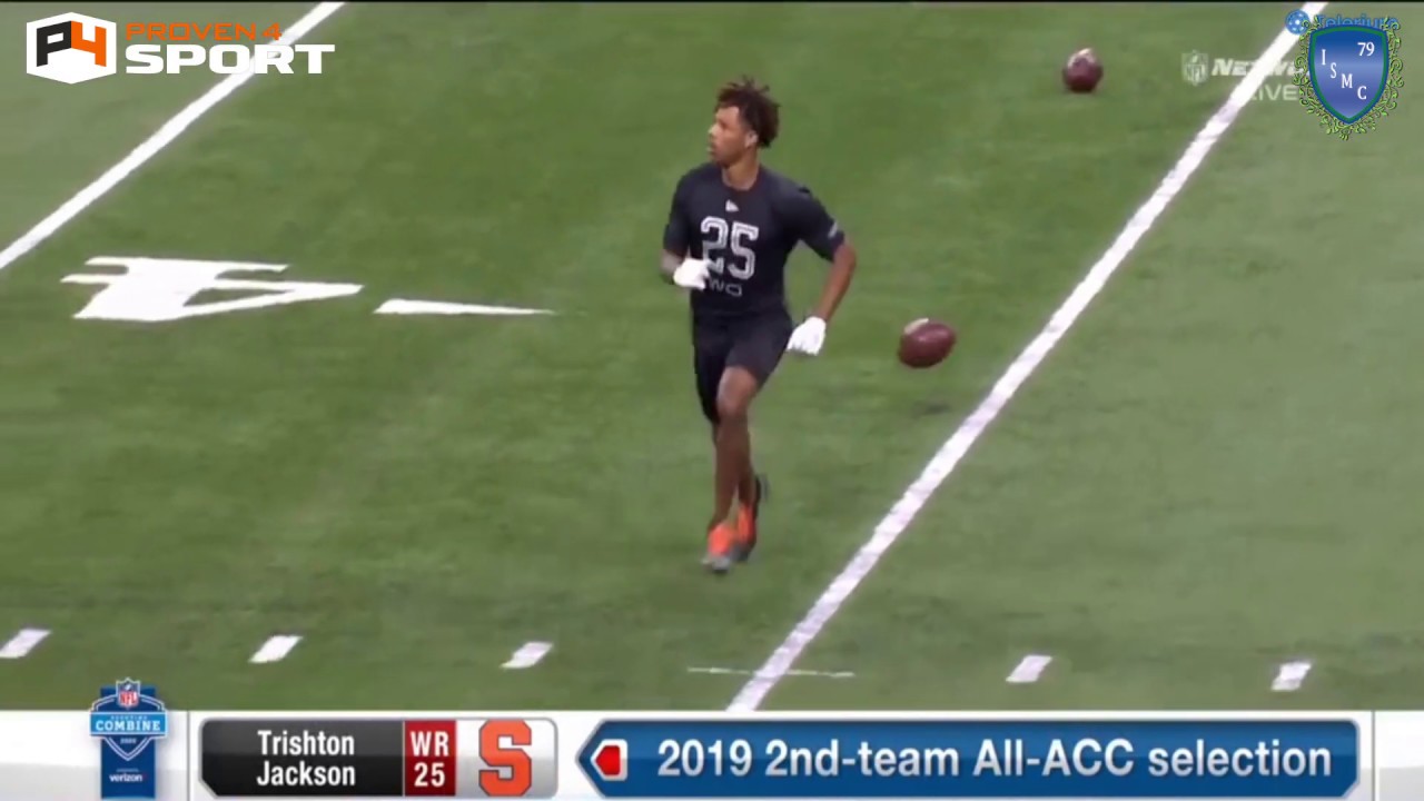 Trishton Jackson Conquers the 2020 NFL Combine with Proven4 - YouTube