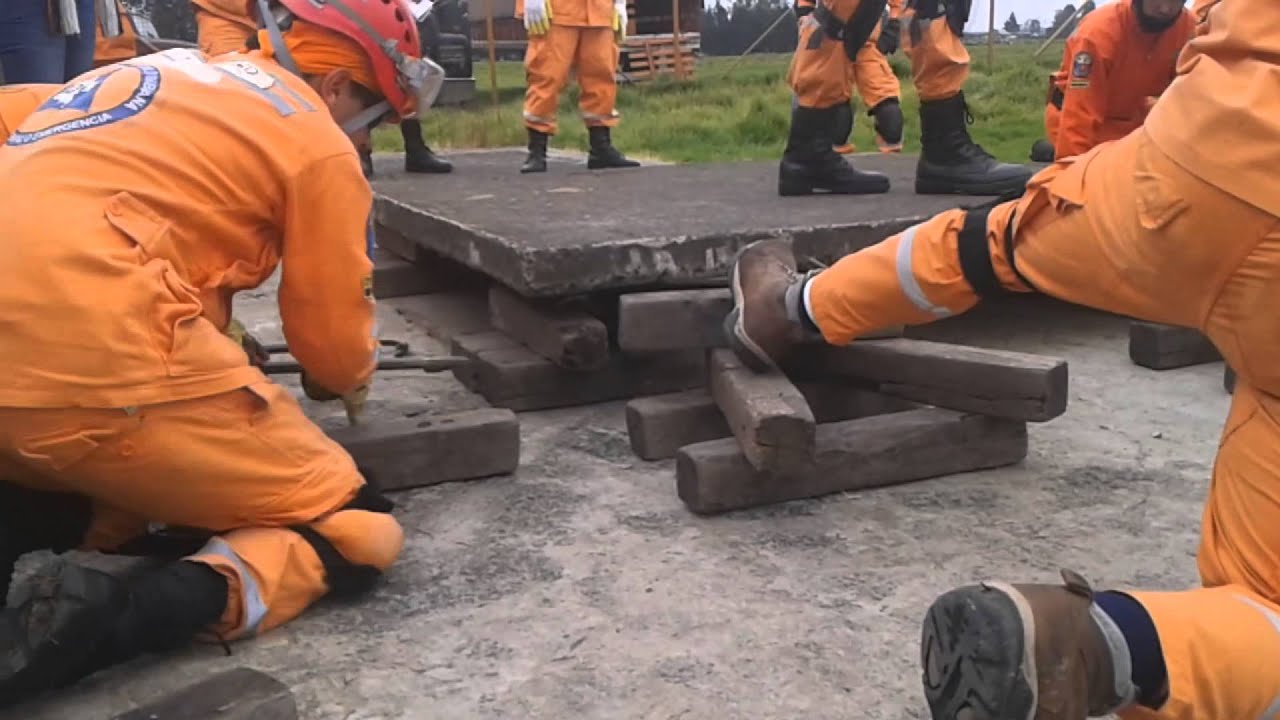 Levantamiento de placas en estructuras colapsadas Defensa civil ...