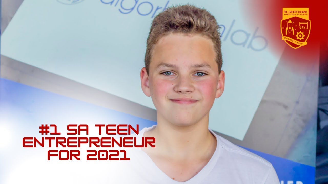 #1 SA Teen Entrepreneur for 2021 : Alex Dodd's Acceptance Speech | # ...