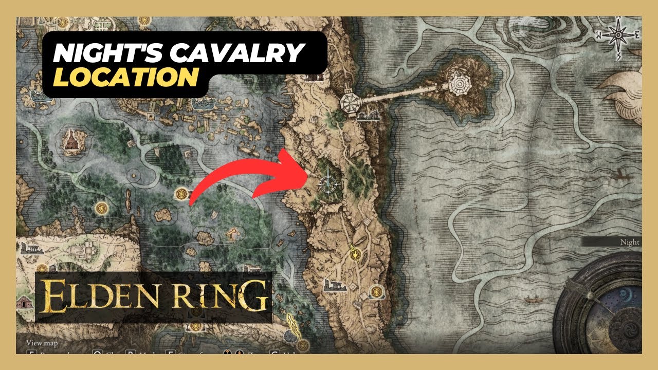 Night's Cavalry (Liurnia Highway North) Boss Location - Elden Ring ...