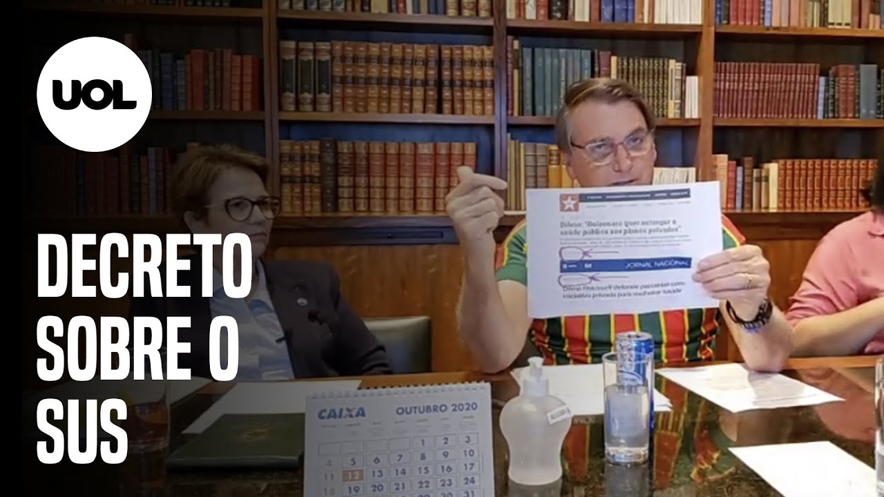 Jair Bolsonaro diz que vai reeditar decreto do SUS na semana que vem ...